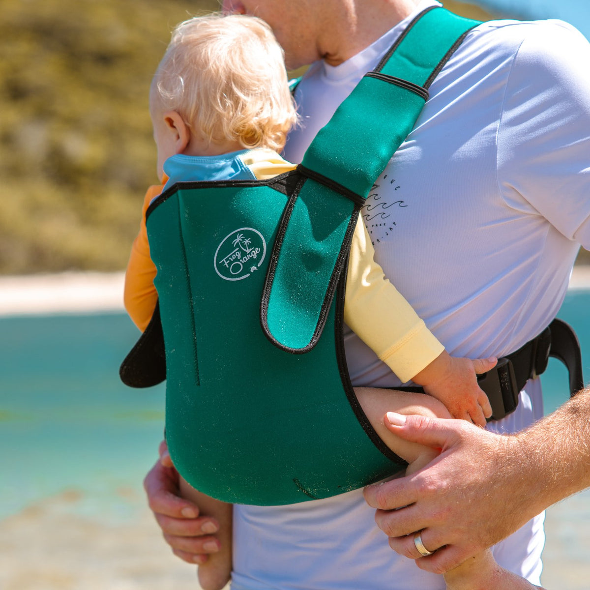 WETSUIT BABY CARRIERS – Frog Orange