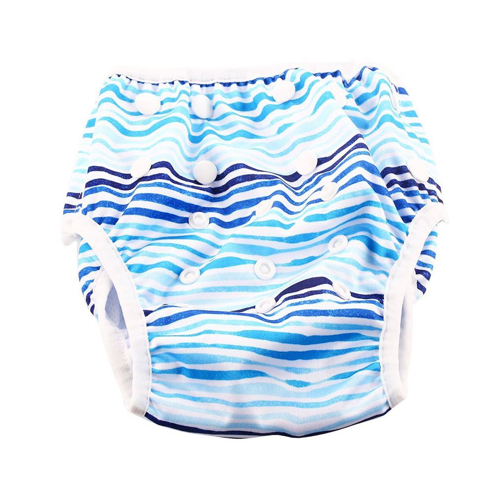 Reusable Swim Nappy - Blue Waves – Frog Orange