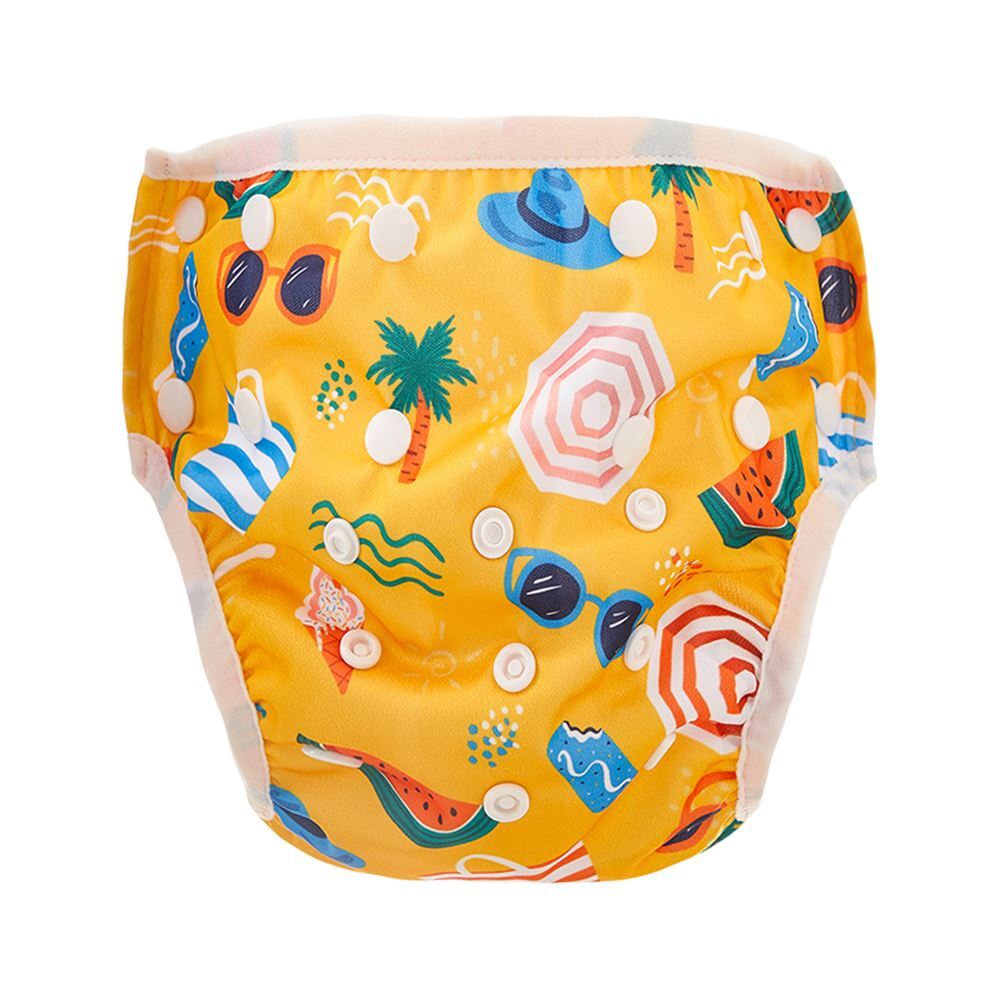 Reusable Swim Nappy - Sand + Sun – Frog Orange